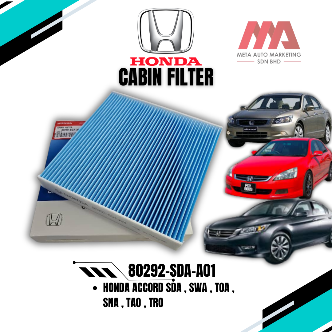 HONDA AIRCOND CABIN FILTER AIRCOND FILTER 80292-SDA-A01 - HONDA ACCORD SDA TAO CIVIC SNA SNB TRO ...
