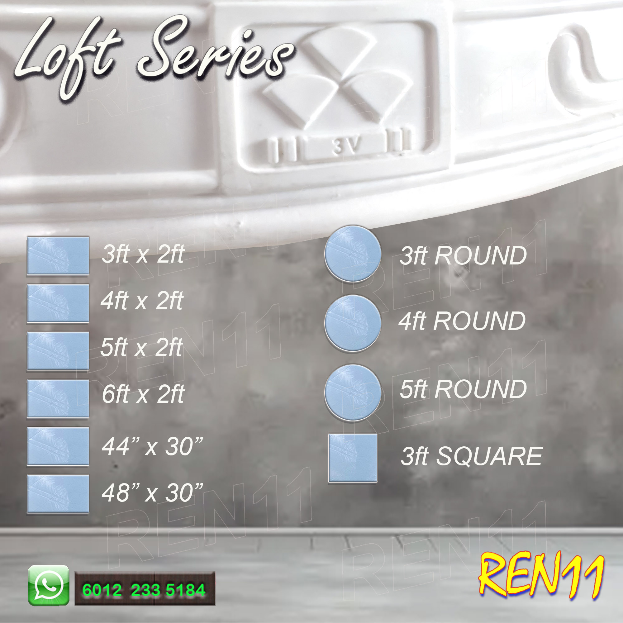 3v Banquet Table with Plastic Table Top with metal leg - 25mm / Plastic ...