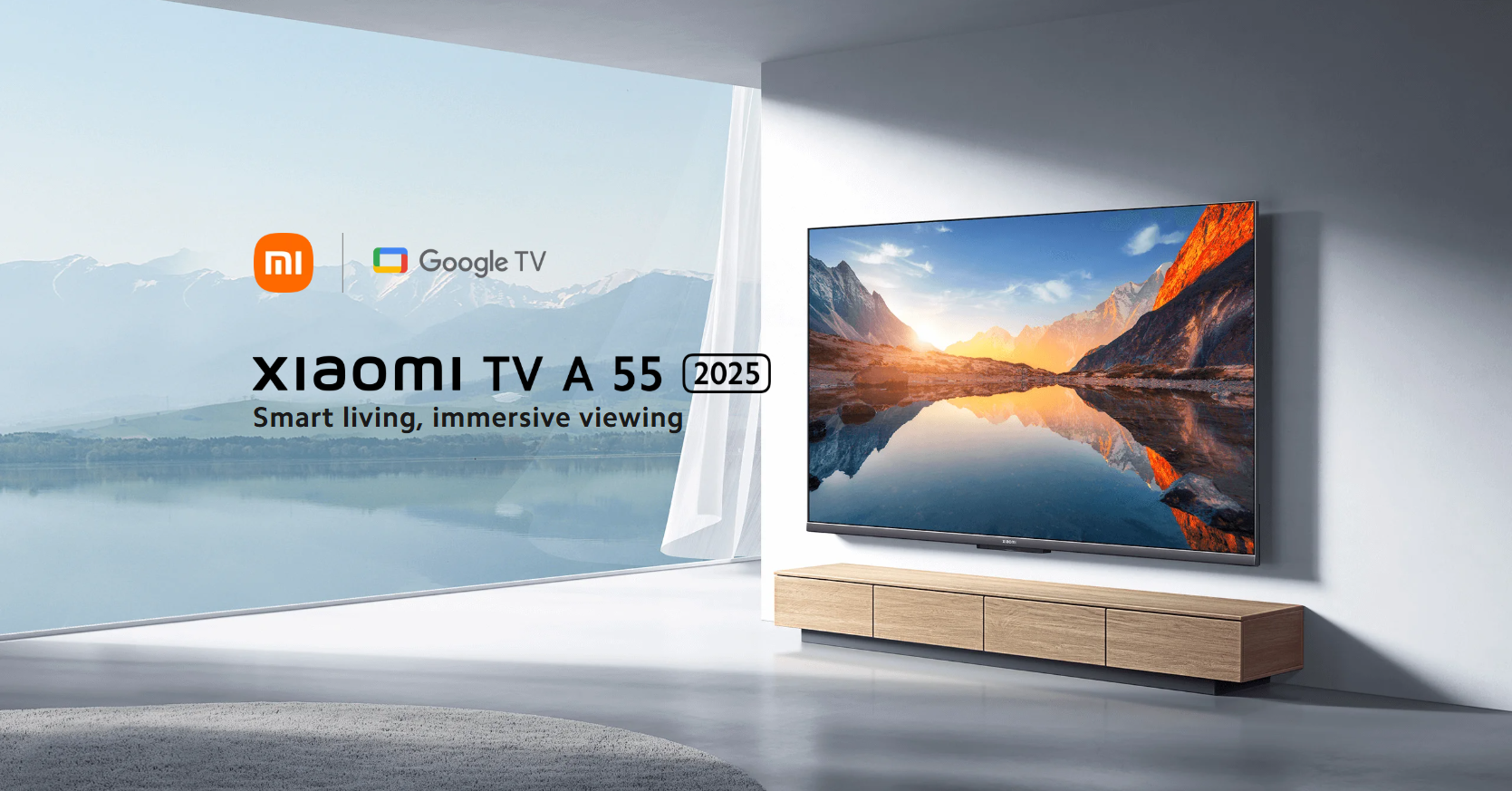 Xiaomi TV A 55" 2025 | 4K UHD | Google TV | HDR 10 | Dolby Audio ...
