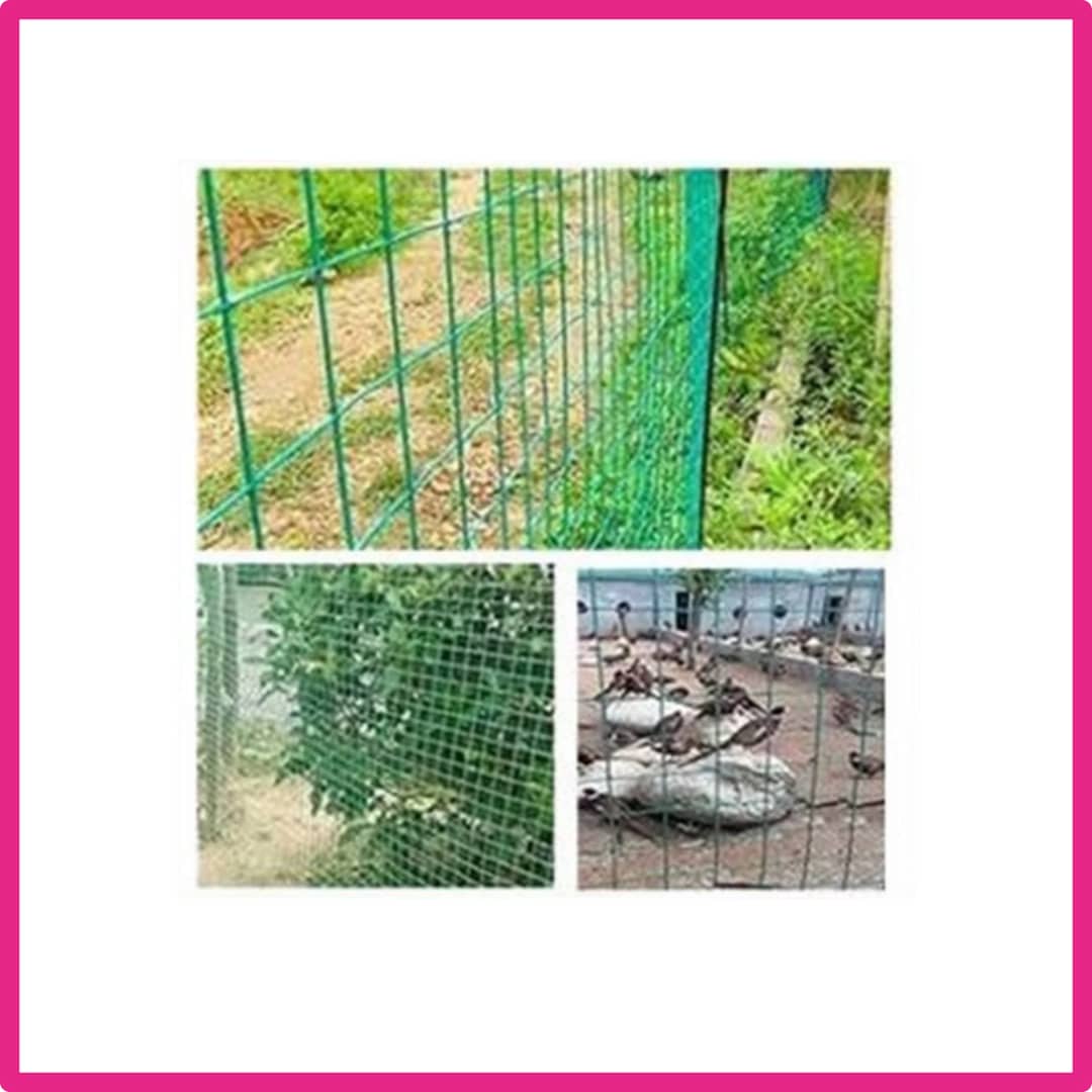 3ft x 45ft ± Green PVC Coated Galvanized BRC Welded Wire Mesh Net ...