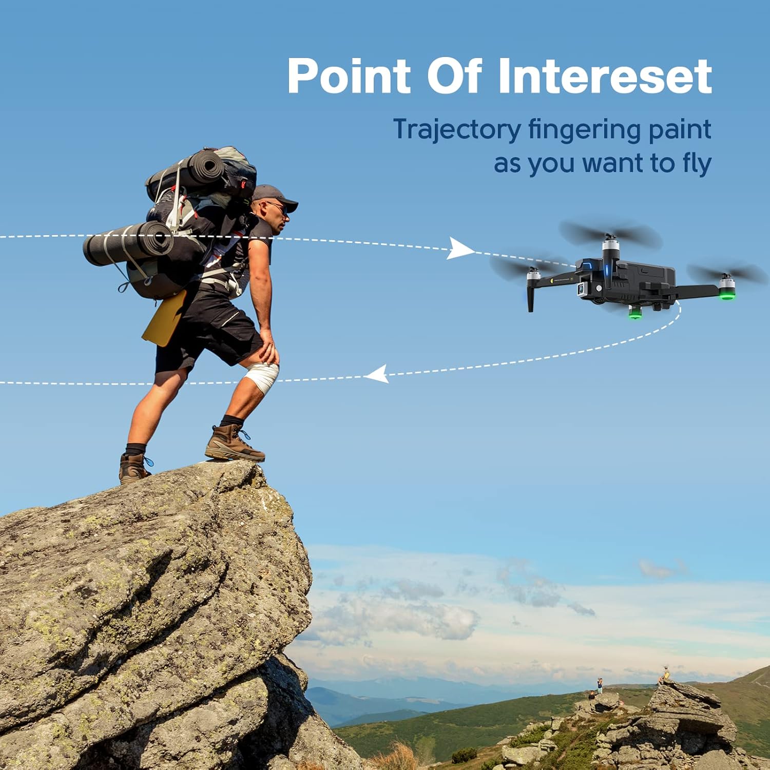 W70 Pro GPS Rc Fpv Drone With Dual Camera Dron Drones Deron Control GPS ...