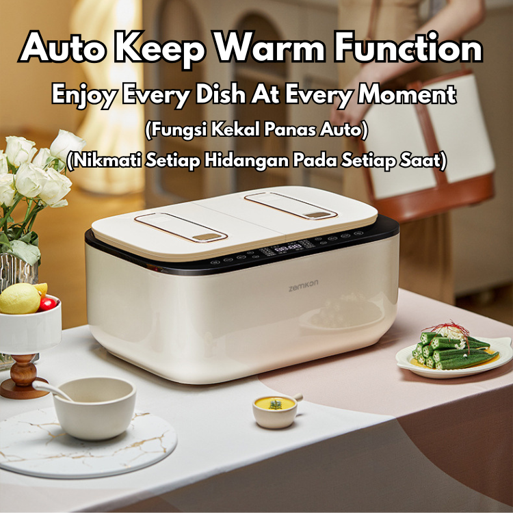 TechnHome 5L Double Rice Cooker Non-Stick Rice Cooker Periuk Nasi Smart ...