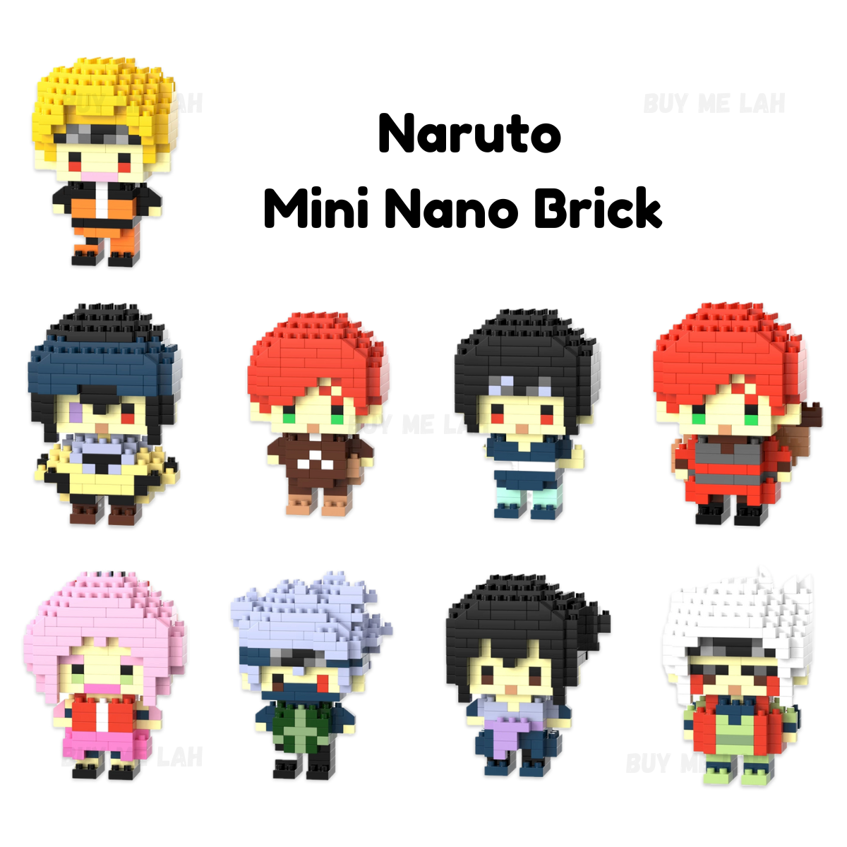 Naruto Nano Building Brick Block Toys Best Kids Gift Table Decoration ...