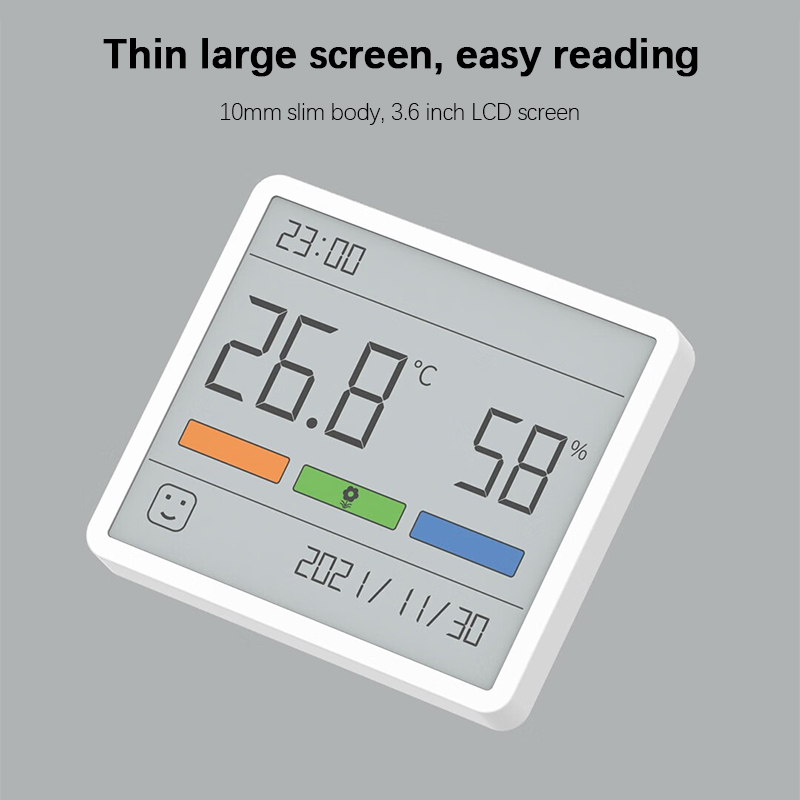 Atuman Duka Mute Temperature Humidity Clock TH1 LCD Display Home ...