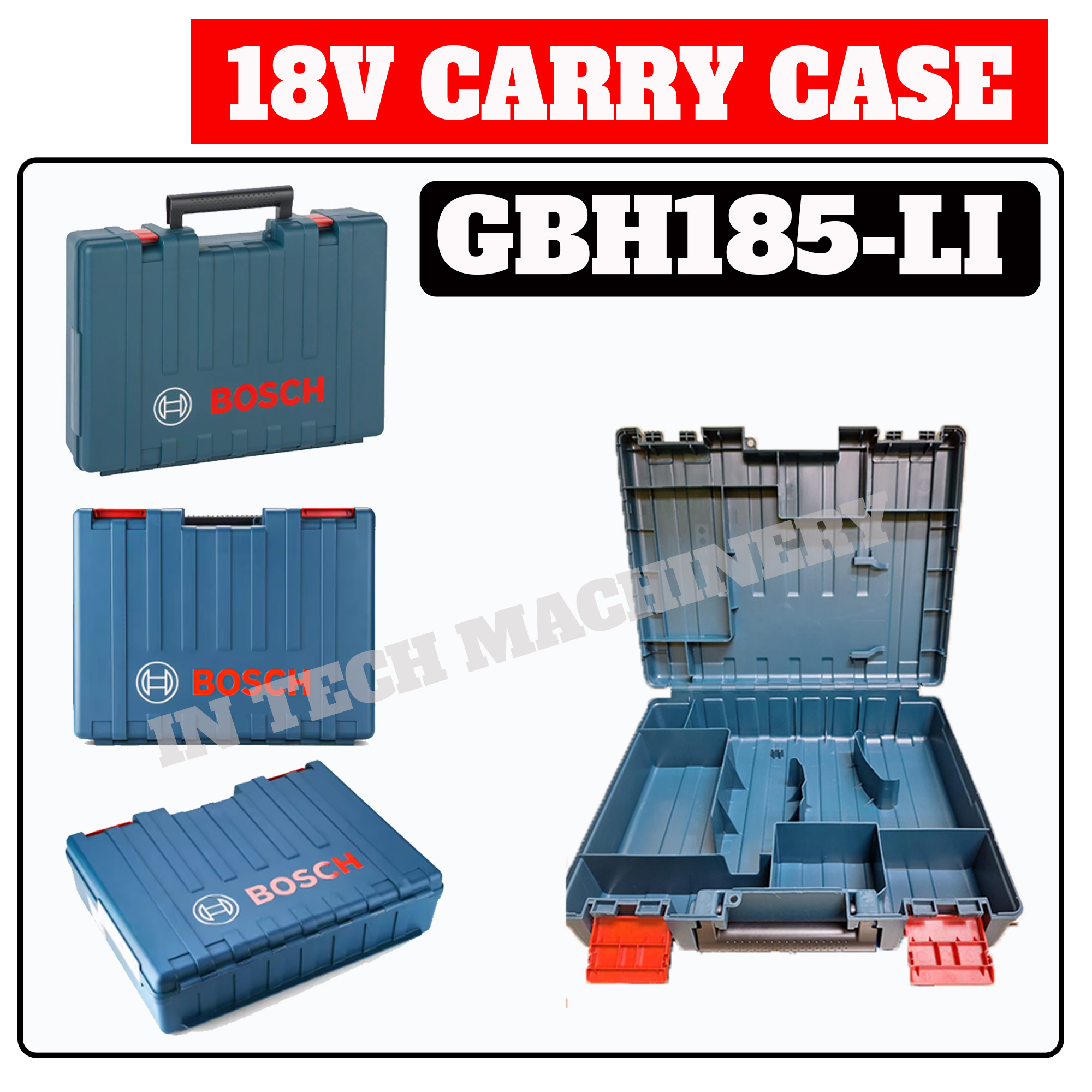 BOSCH 18V CARRYING CASE - COMPATIBLE FOR BOSCH ROTARY HAMMER - SELECT ...