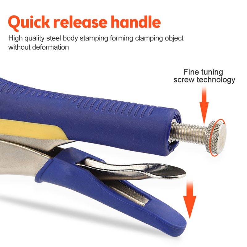 CEO 🇲🇾 Locking Plier C Clamp Weld Clip Woodwork Fix Plier Locator Pad ...