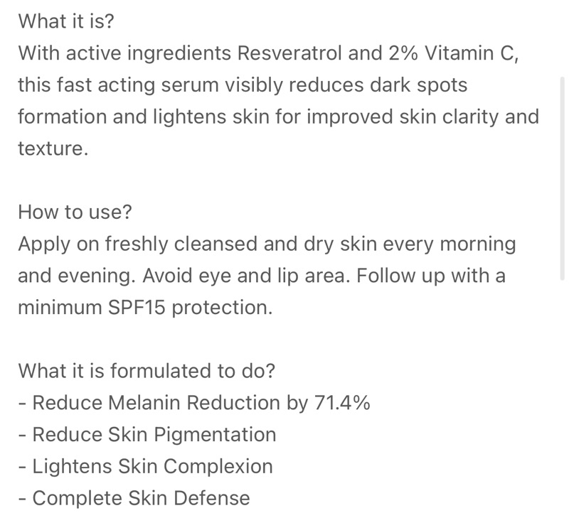 [No Box] Derma Lab Lumiclar Anti-Hyperpigmentation Serum 25ml | Shopee ...