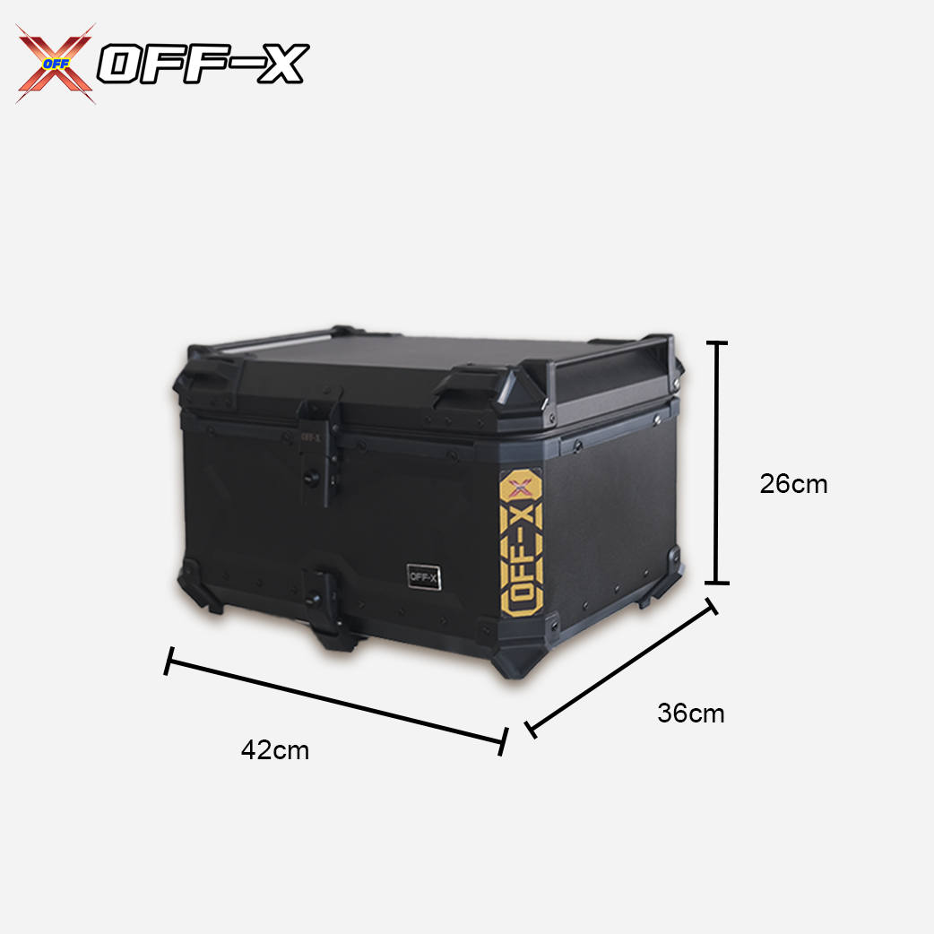 AA Full Black Aluminium Motor Box Belakang Top Box Motor Box X Aloi ...
