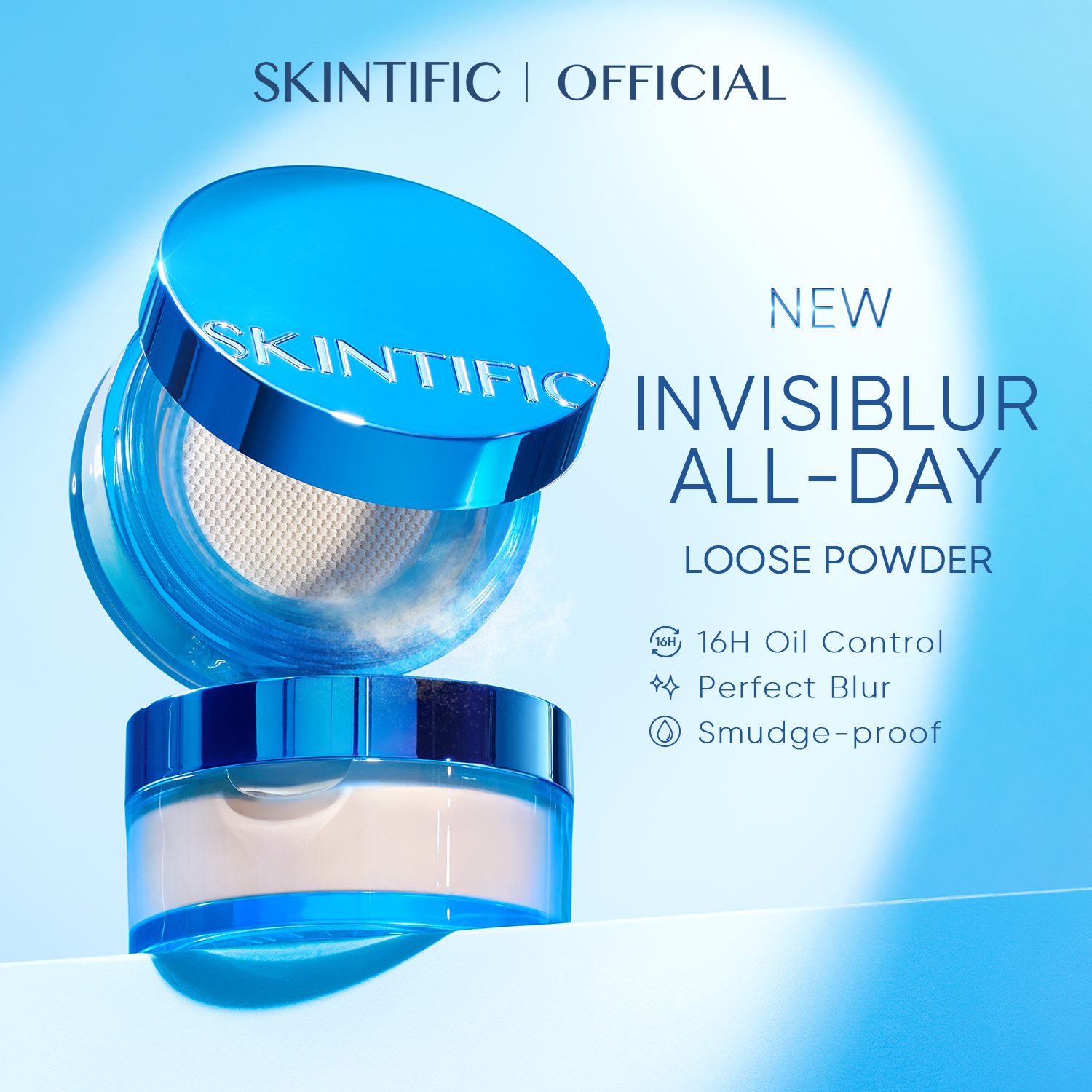 [4.25New Launch]Skintific Invisiblur All Day Loose Setting Powder Pore ...