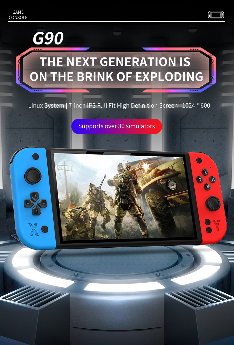🇲🇾🔥PSP G90 Game Console 7 Inch Support PSP, PS 1 & Retro Handheld Game Console | Shopee Malaysia
