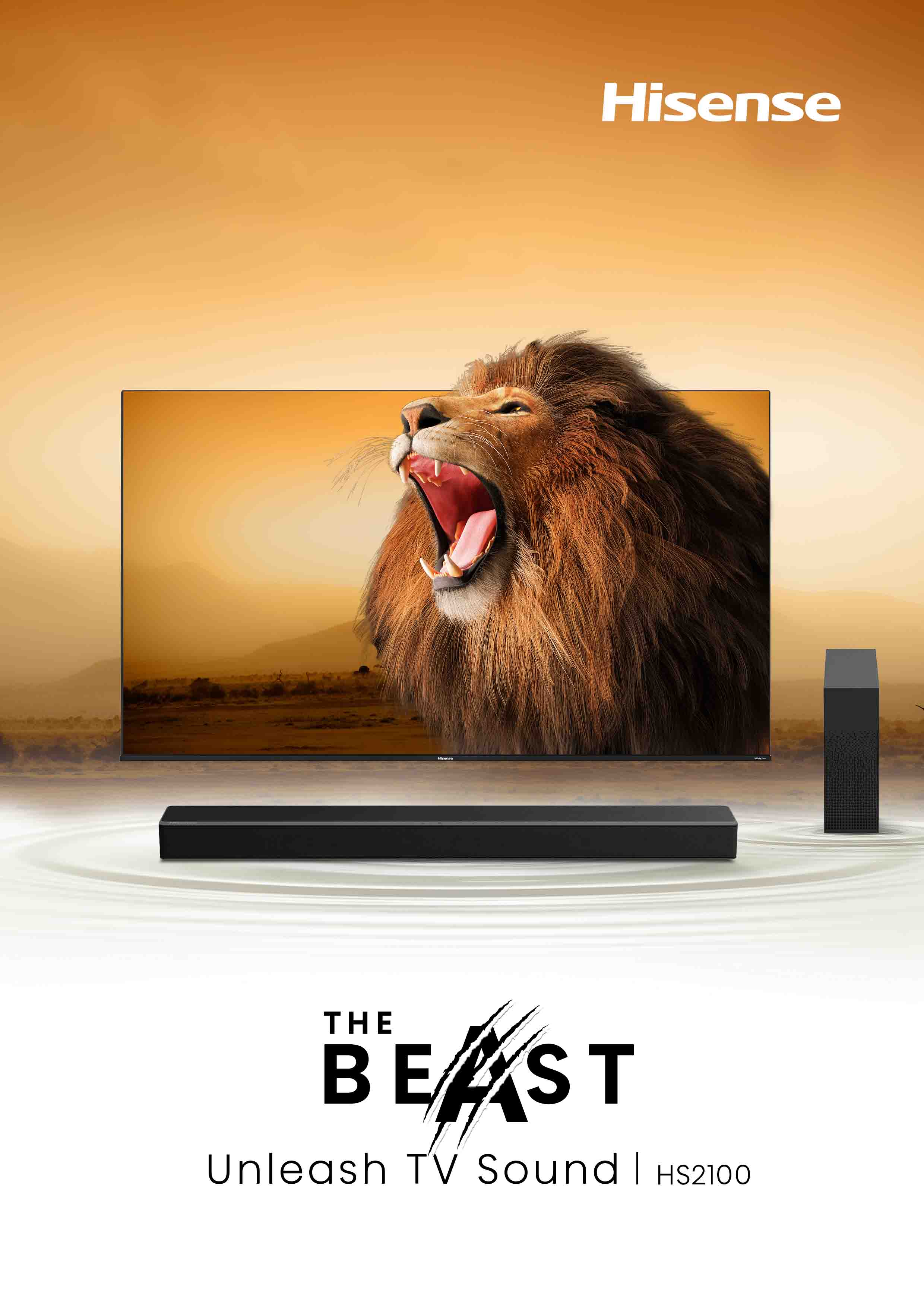 [Free Shipping] Hisense 2.1 Channel Speakers / Soundbar / Dolby Digital ...