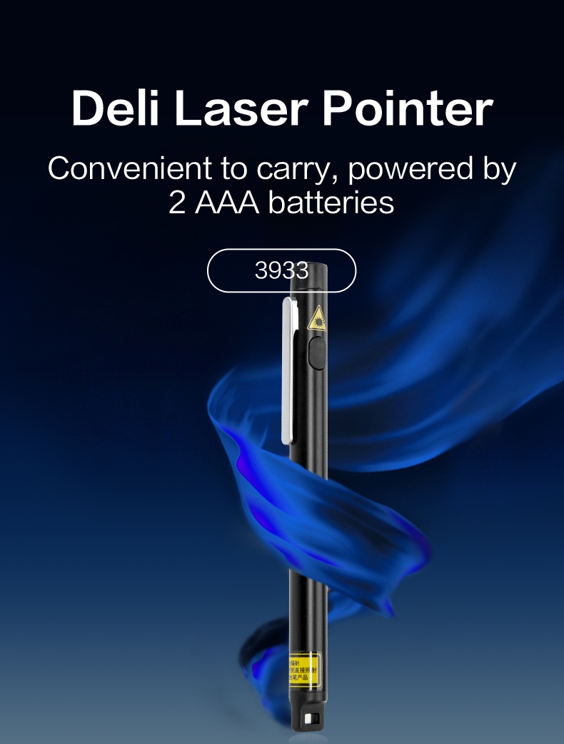 Deli Wireless Presenter Laser Pointer 2.4GHz USB Remote Controller for ...
