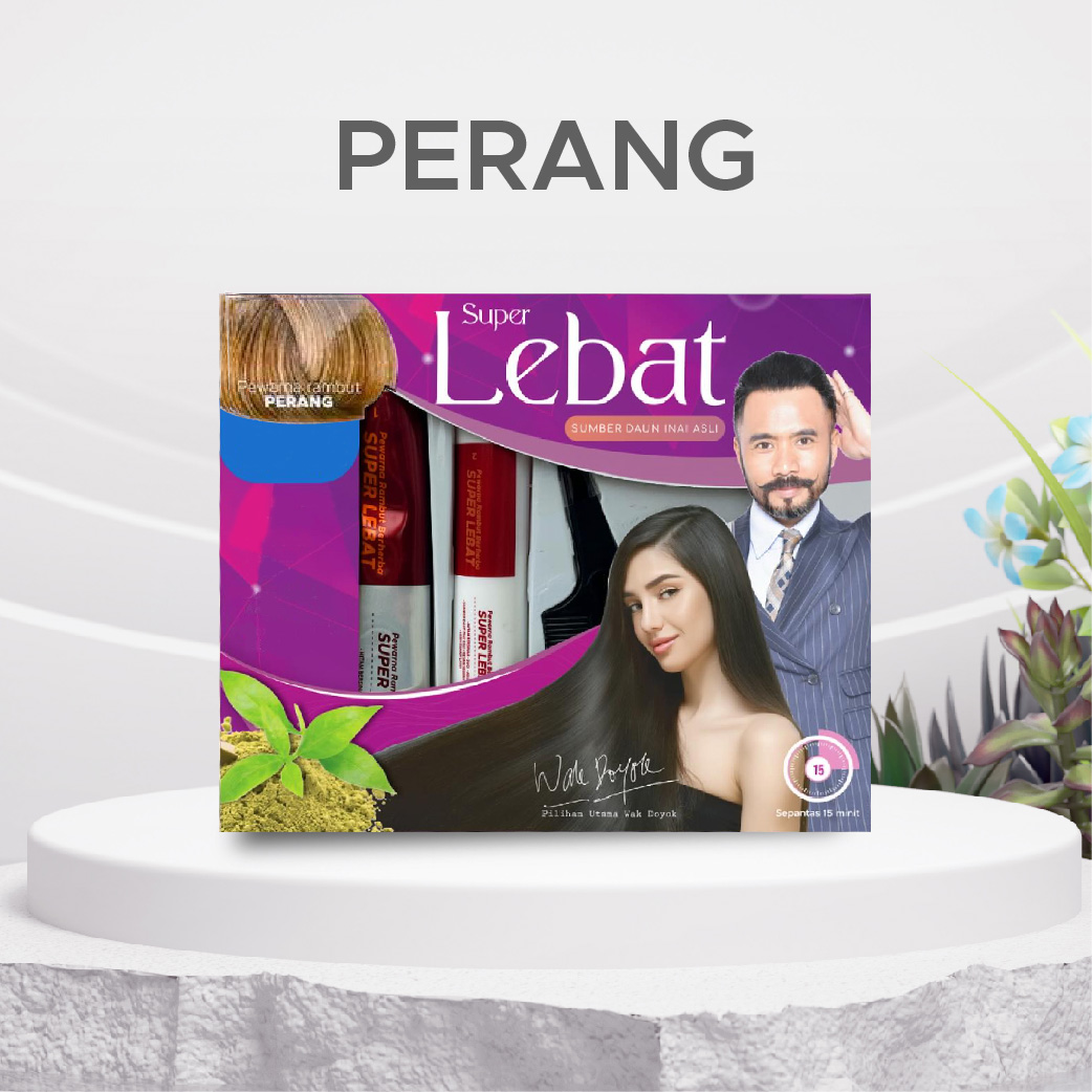 DHERBS SUPER LEBAT PEWARNA RAMBUT PERANG & HITAM INAI | Shopee Malaysia