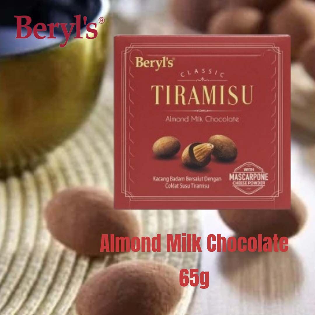 Chocolate Beryl's Coklat Green Tea Almond Beryls Tiramisu White Chocolate Milk Chocolate Box 65g ...