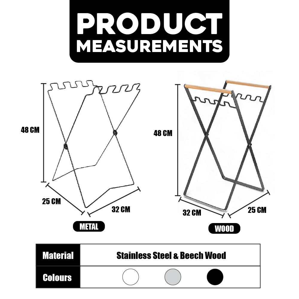 Garbage Rack Camping Trash Holder Stand Steel outdoor dustbin Frame ...
