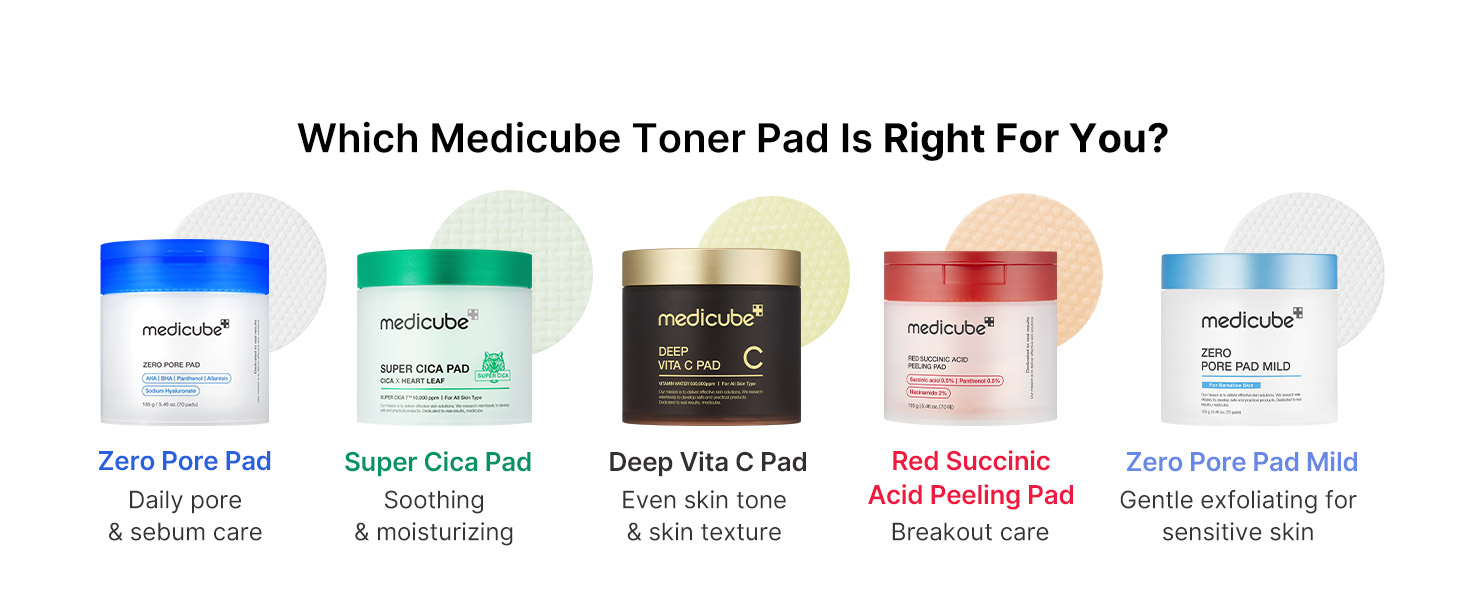 [medicube official] Best Toner Pad Collection | Zero Pore Tightening ...