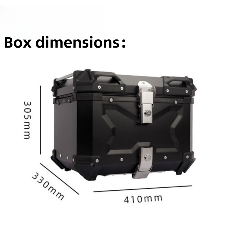 45/55L Top box Aluminum alloy Motorcycle trunk large capacity general ...