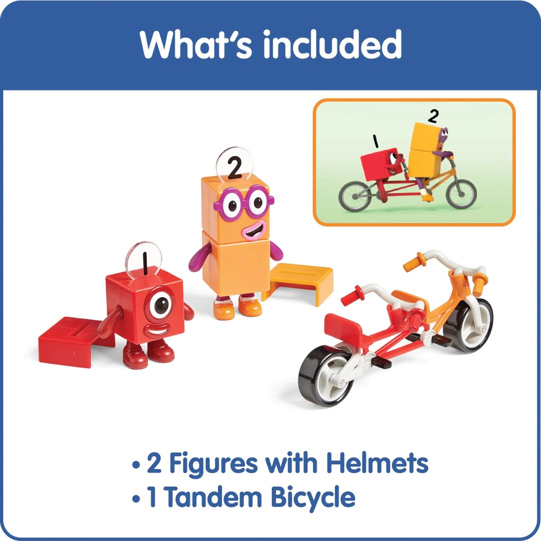 Learning Resources Numberblocks One and Two Bike Adventure Figure Pack ...