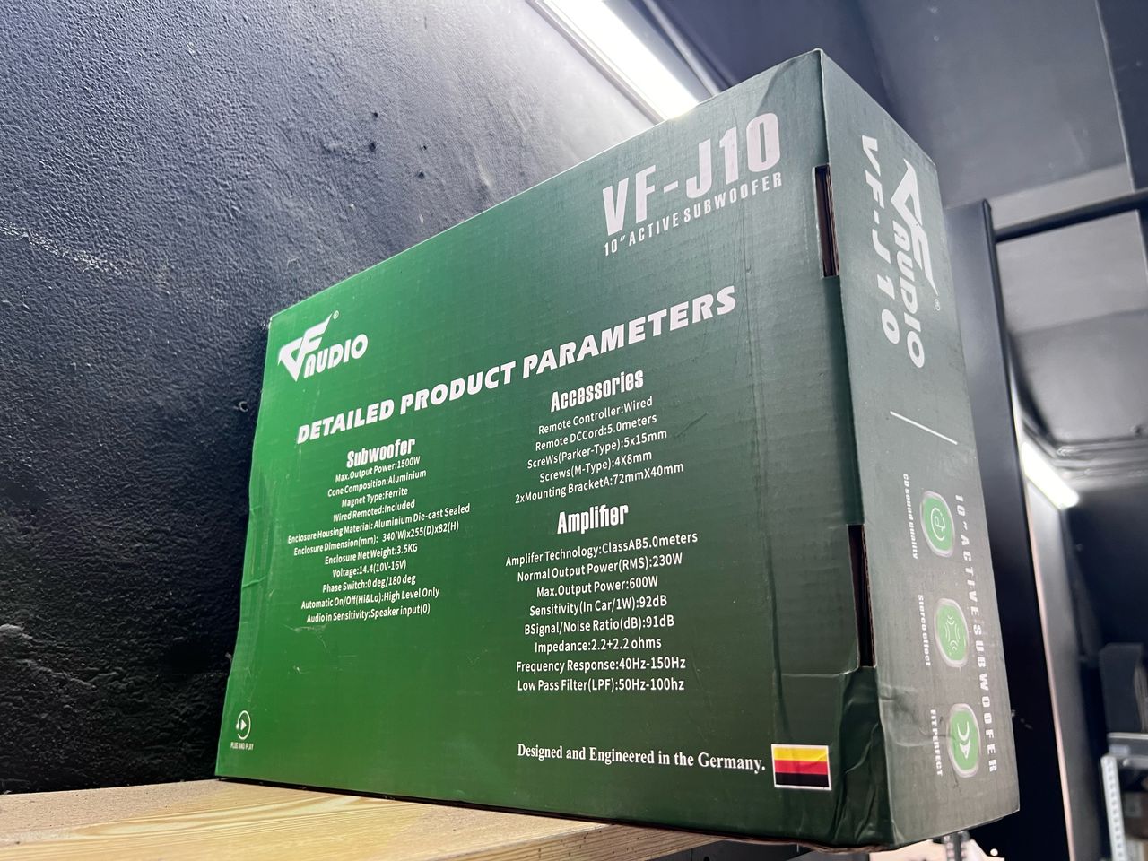 VF Audio VF-J10 Underseat Woofer | Shopee Malaysia