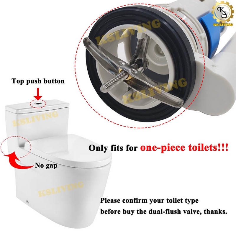 Kim.S Toilet Water Tank Valve Toilet Water Flush Inlet Valve Toilet ...