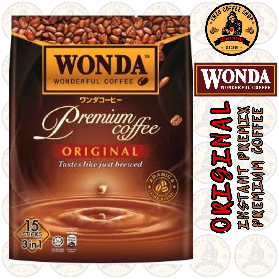 WONDA WONDERFUL COFFEE ORIGINAL PREMIUM WONDA MOCHA KOPI TARIK 3 IN 1 ...