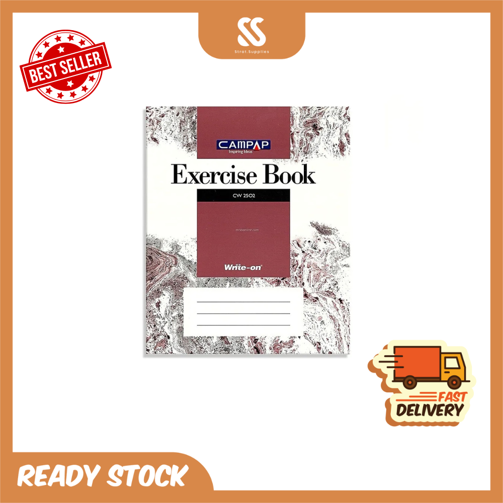 CAMPAP EXERCISE BOOK CW2501/CW2502 F5 70GSM 80 PAGES/100 PAGES | Shopee Malaysia