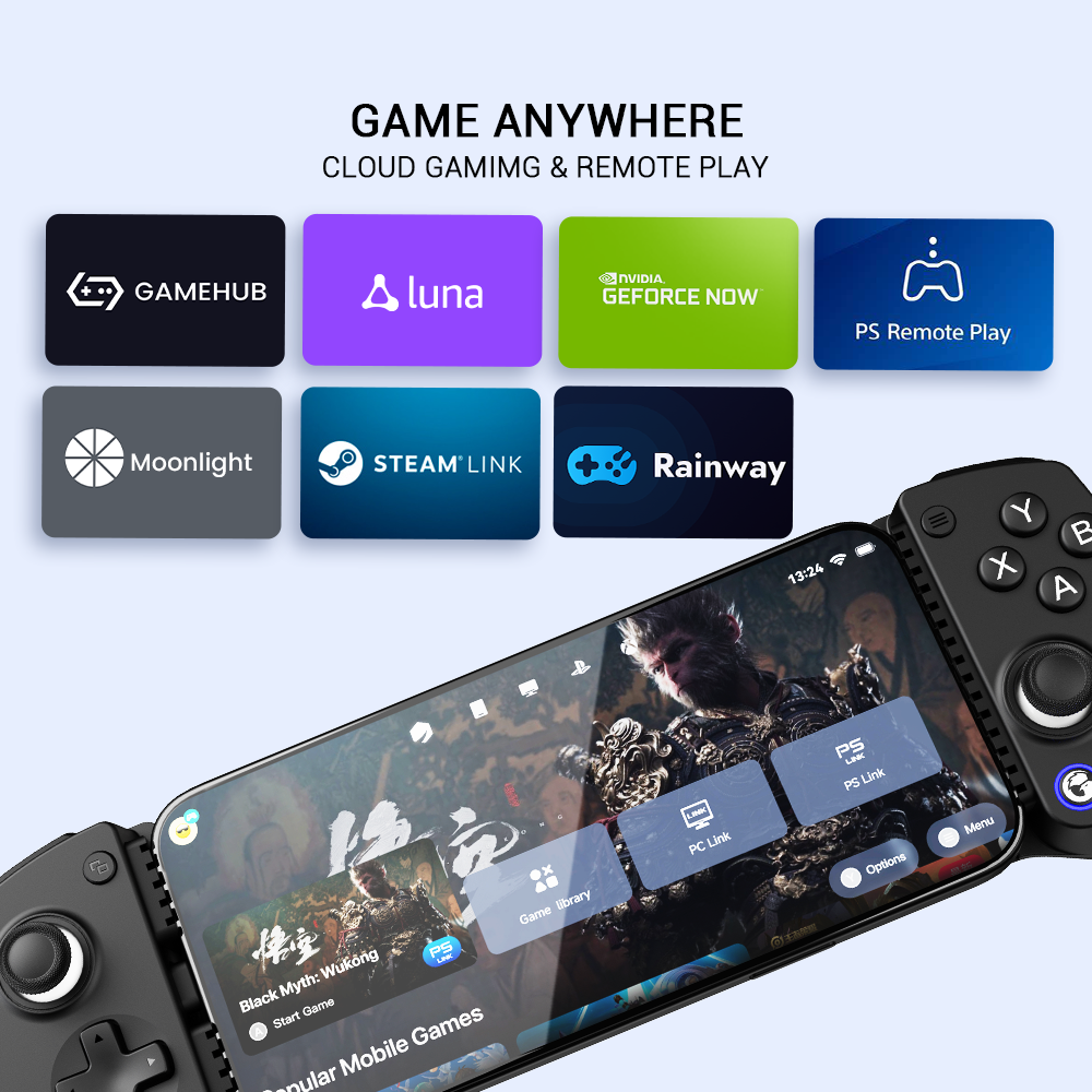 GameSir X5 Lite Mobile Game Controller for iPhone/Android Type C Plug TypeC Play Wireless ...