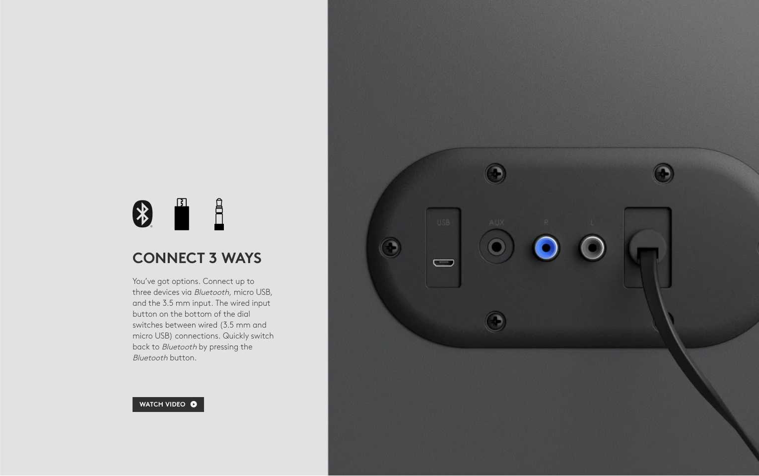 Logitech Z407 Bluetooth Computer Speakers with Subwoofer and Wireless ...