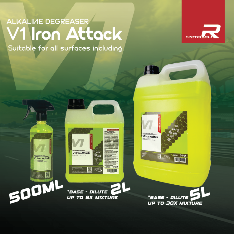 Degreaser Full Alkaline V1 IRON ATTACK for ENGINE O-RING ALLOY RUBBER ...