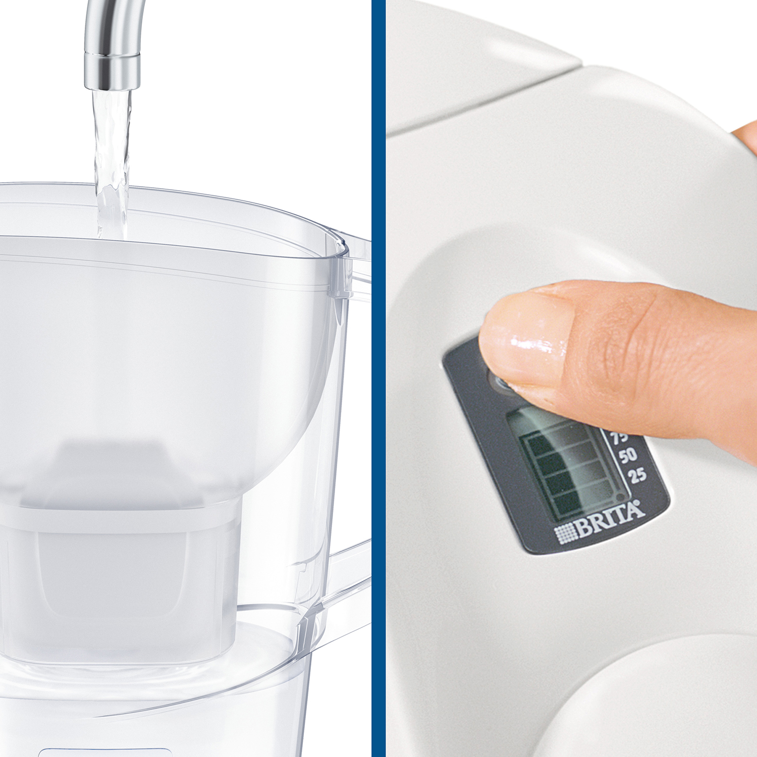BRITA Water Filter Jug Marella (2.4L) GREY incl. 1 MAXTRA PRO Pure ...