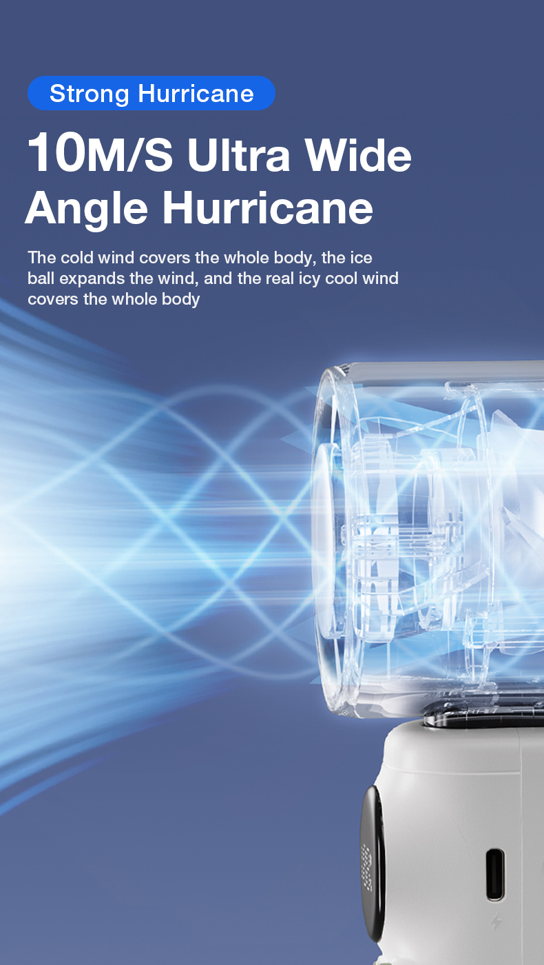 JAMAY Portable Handheld Turbo Fan High Speed kipas mini fan cooler 100 ...