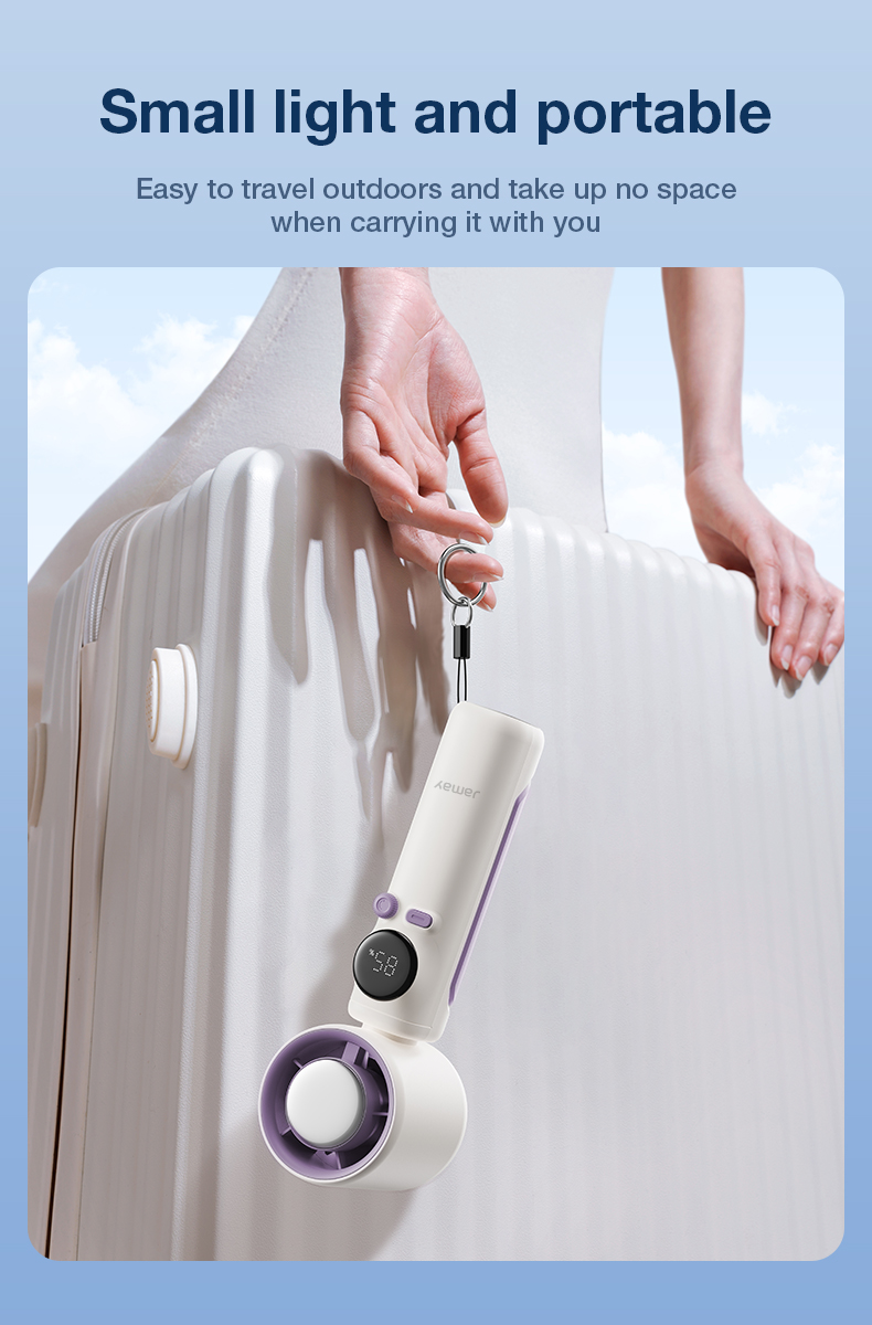 JAMAY Portable Handheld Turbo Fan High Speed kipas mini fan cooler 100 ...