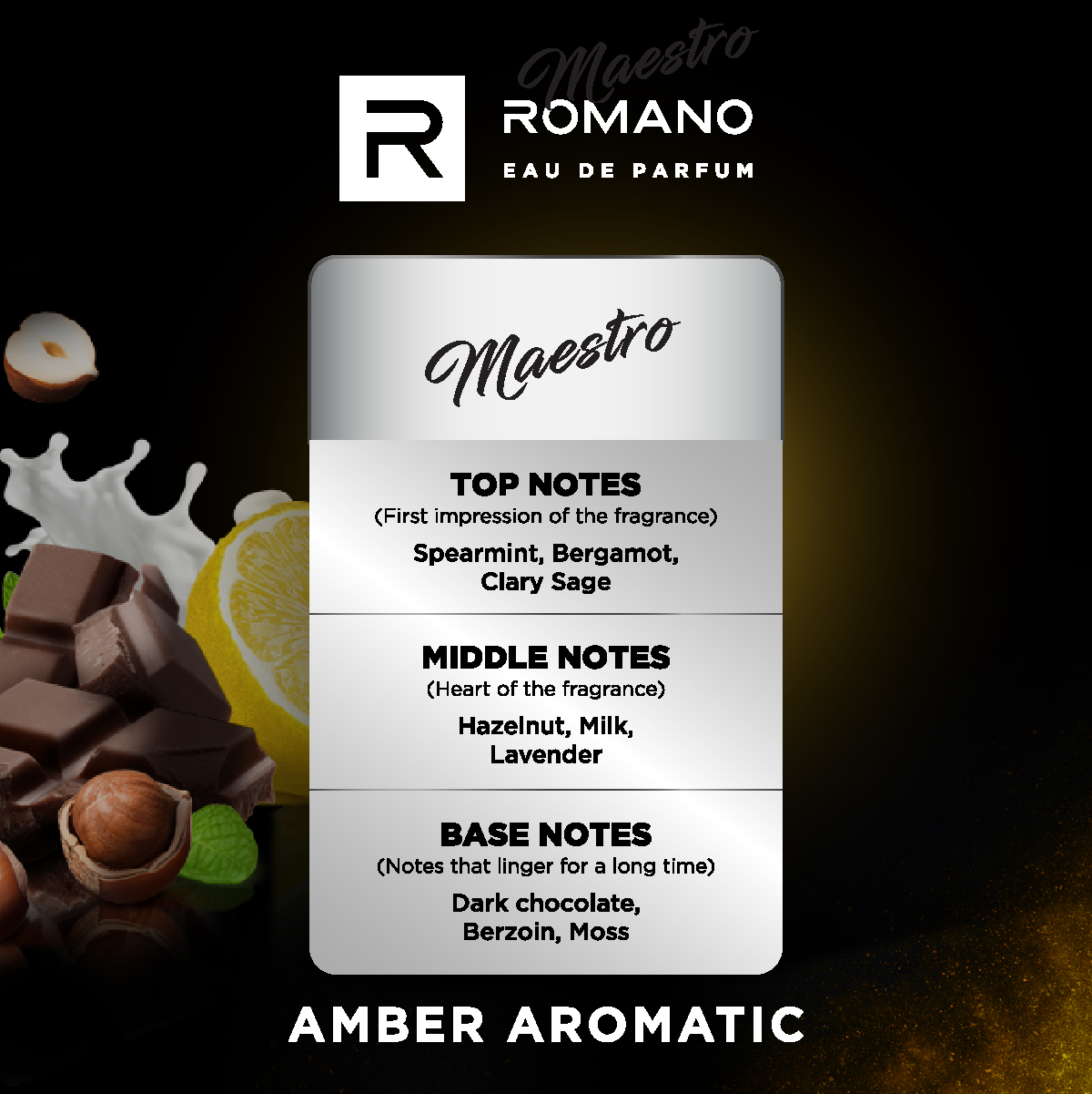 Romano EDP - Maestro 100ml | Longer Lasting Modern Perfume | Minyak ...