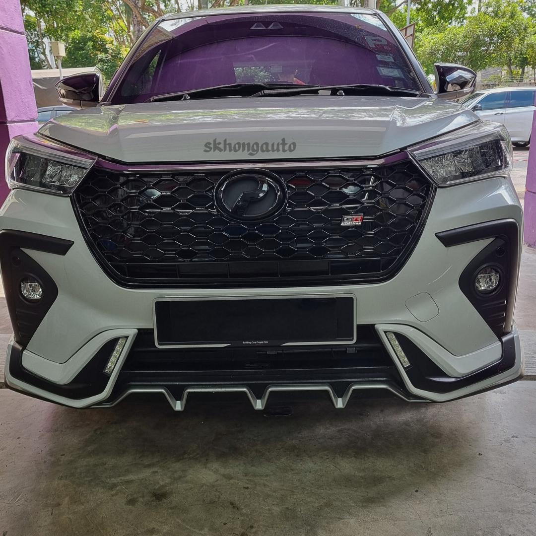 Perodua Ativa Front Grill Glossy Black (Mini Cooper Style) GR Grilled ...