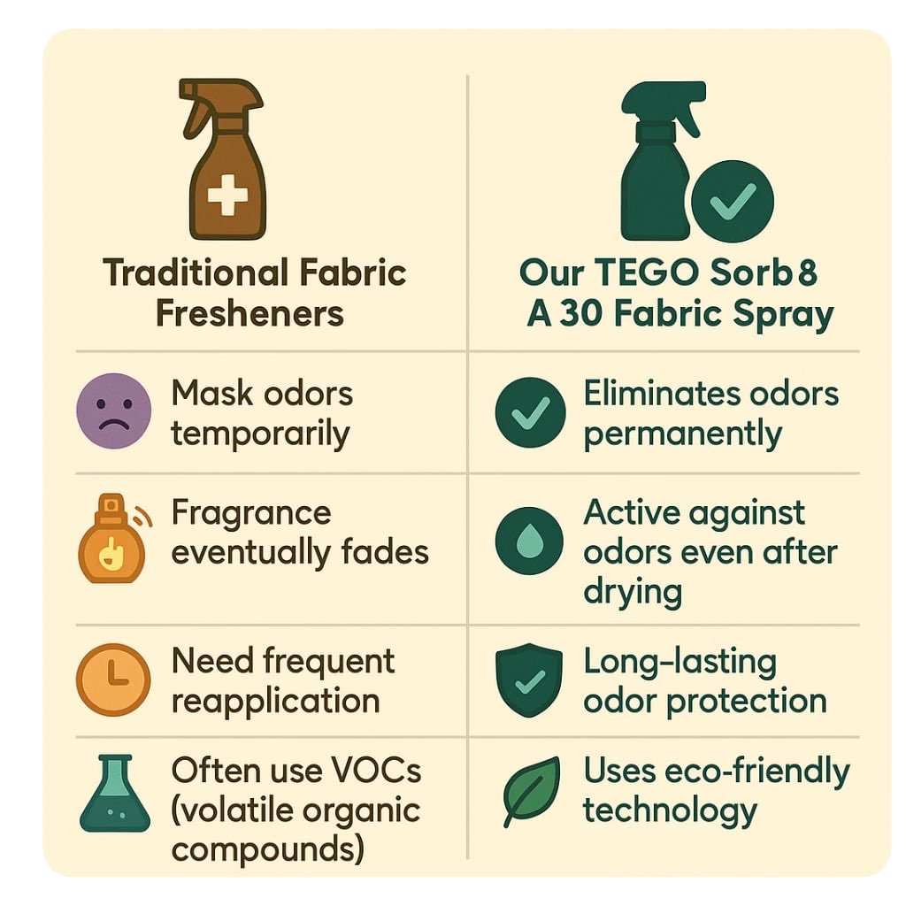 BIO-MC Fabric Spray (250ml) Eco Friendly Odour For Clothers Bedding ...
