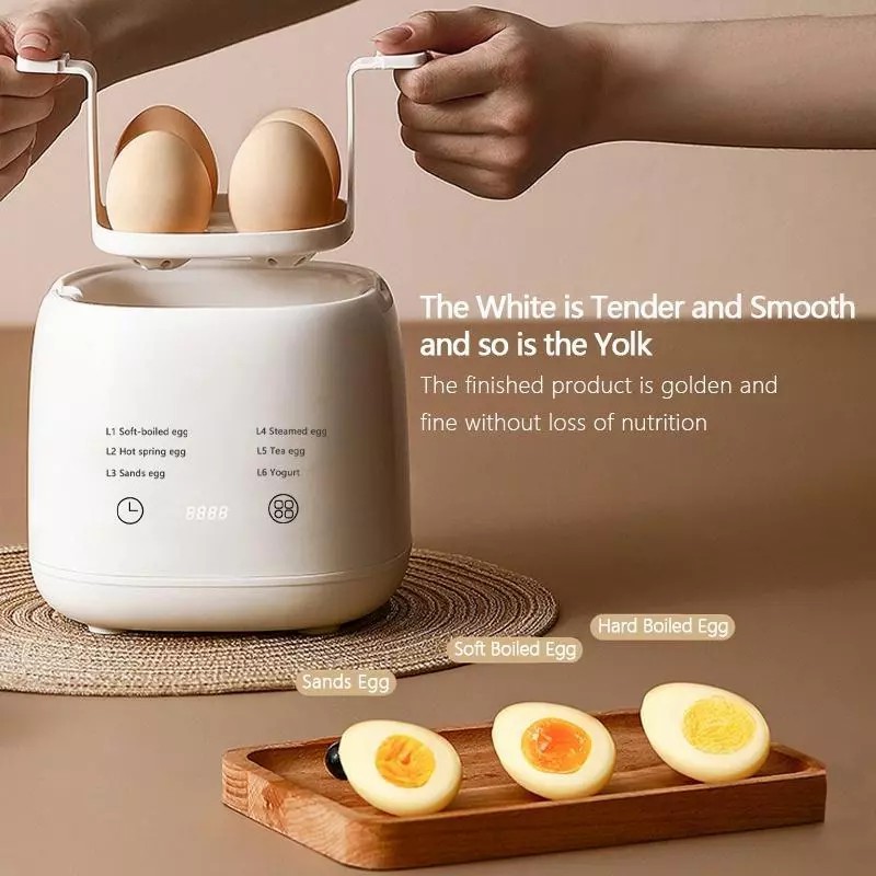 Egg Boiler Soft-boiled Electric Steamer Timer Steamer Electric Egg ...