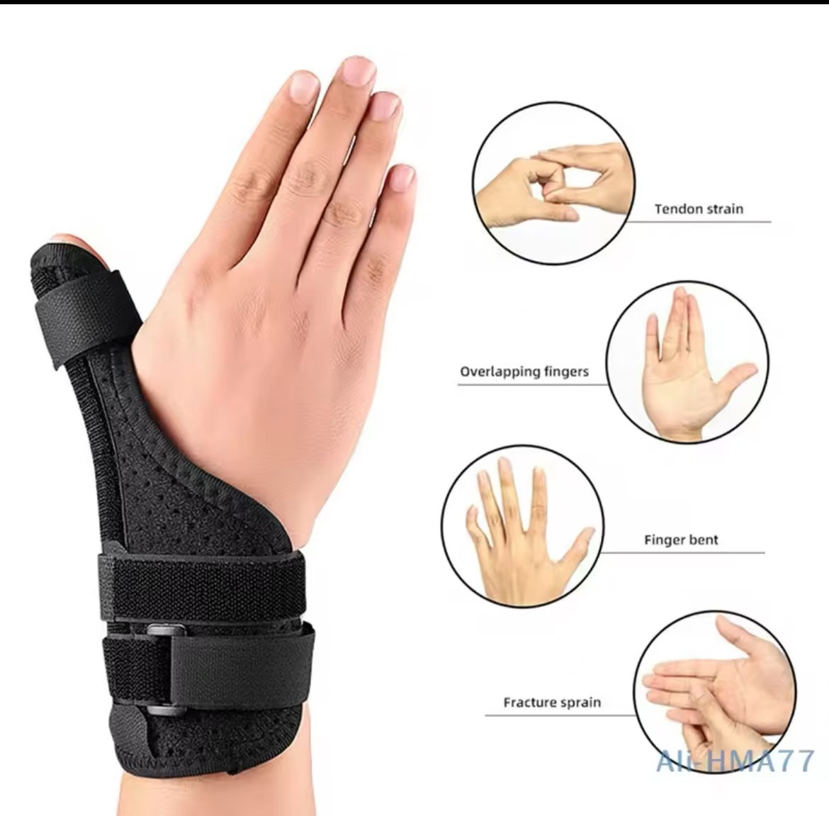 Wrist Support Trigger Finger Splint Brace Fracture Recovery Corrector ...