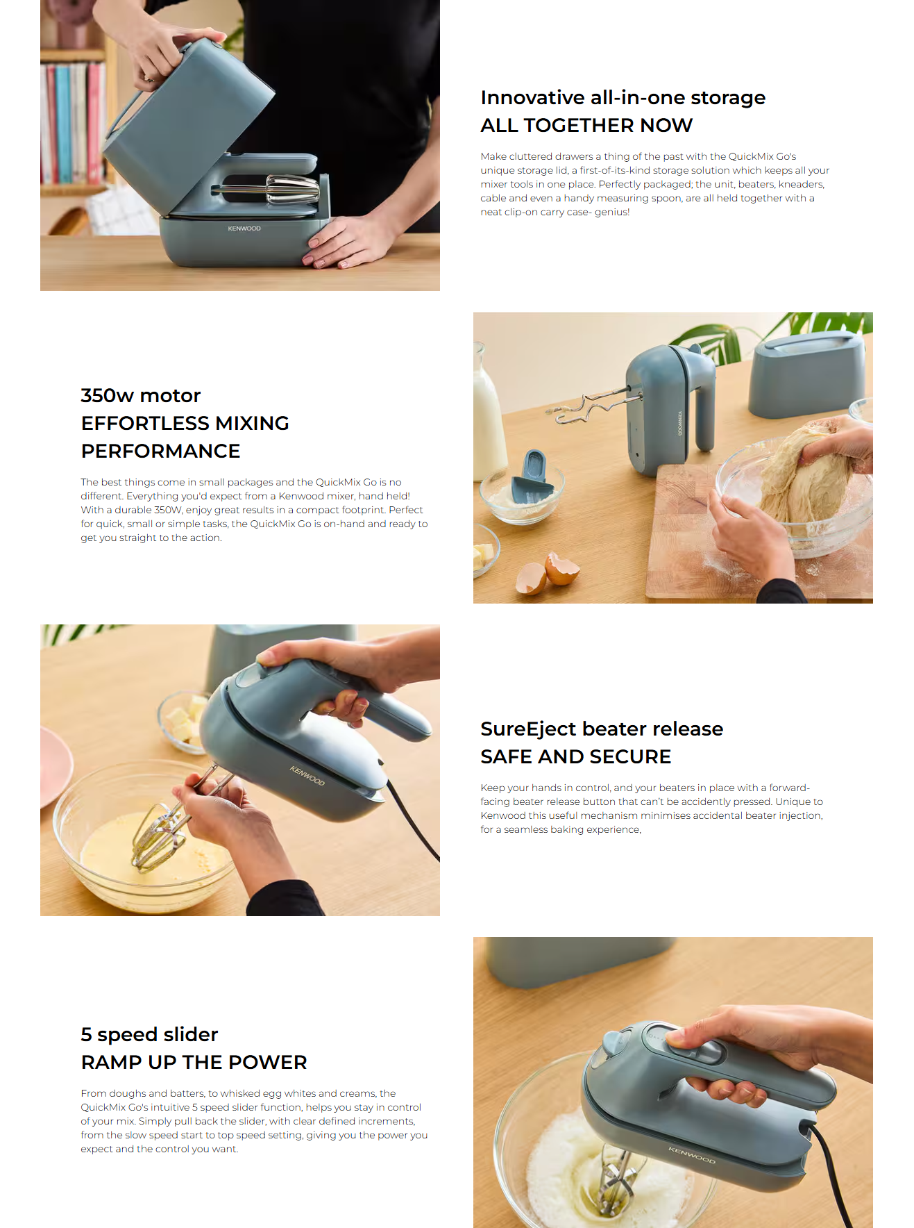 Lebensstil/Kenwood Hand Mixer | LKHM-1001X HMP40.000GY (Hand Blender ...