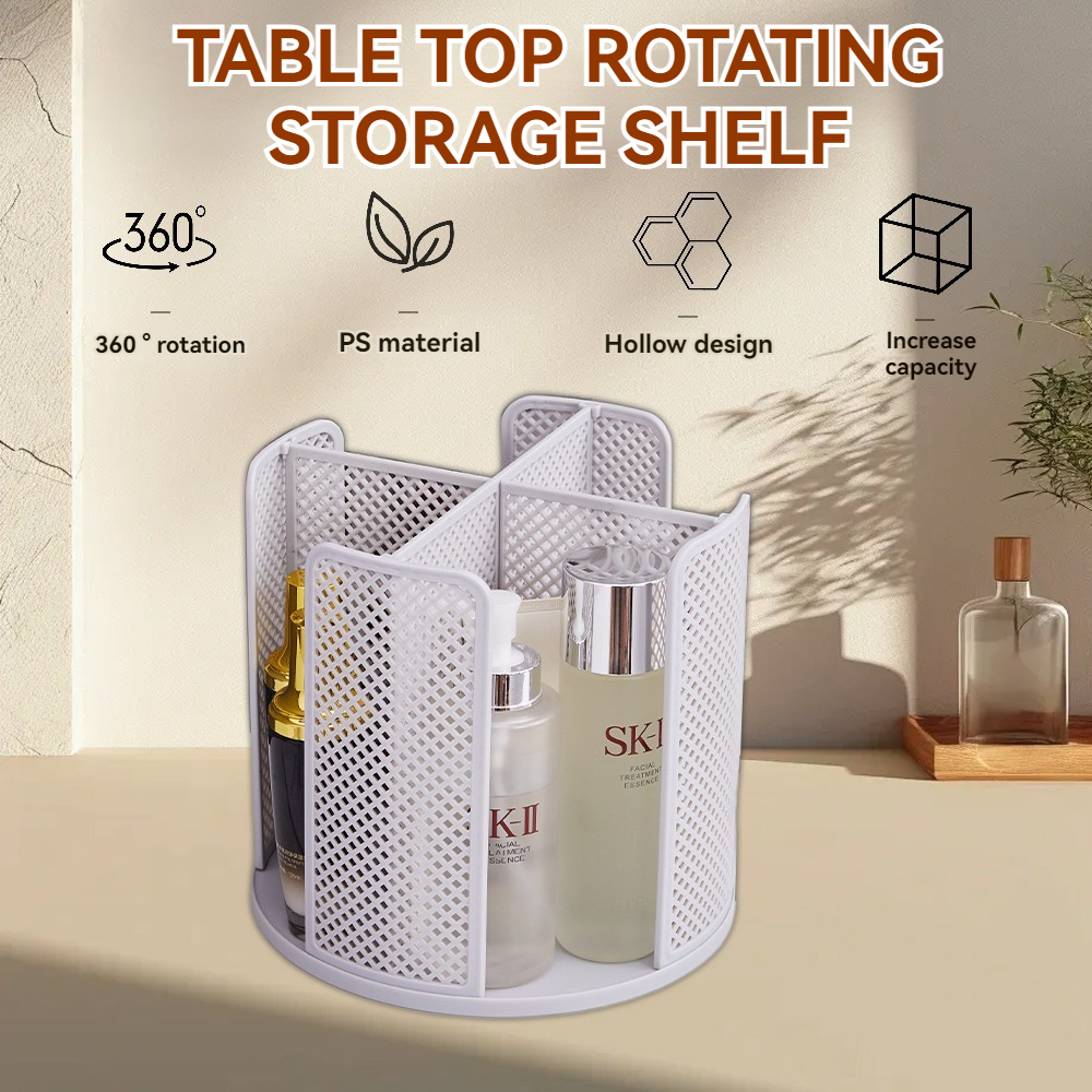 Cup Storage Rack 360° Desktop Rotating Compartment Rack Disposable Cup ...