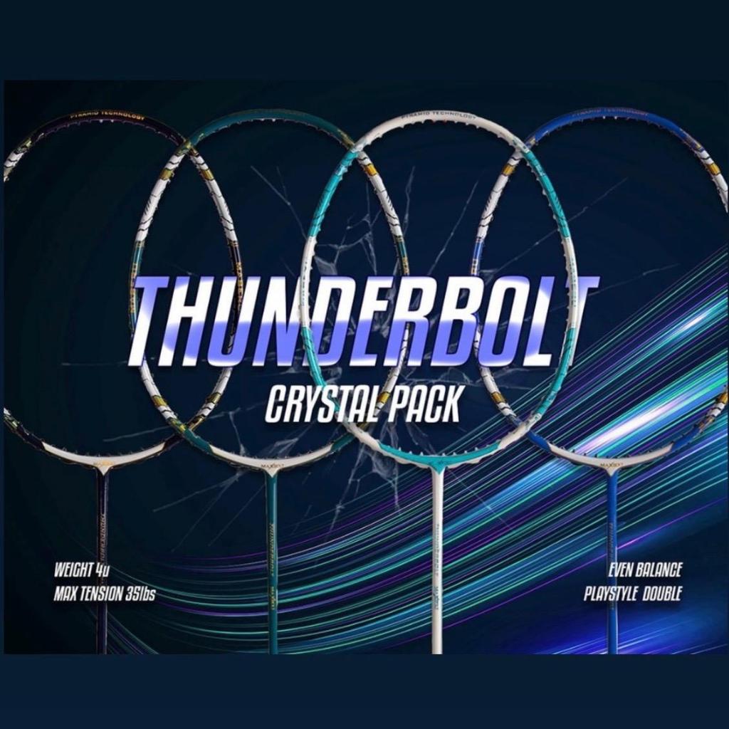 MAXBOLT Thunderbolt Badminton Racket Original | Raket Badminton Tali ...