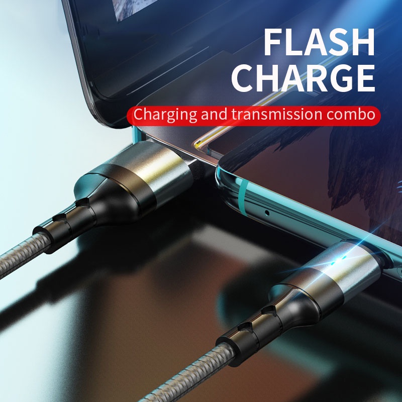 Fast Charge Cable 5A Auto Power Cut Off Data Type C Micro Android Fast ...