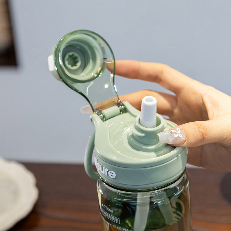 Dodge 780ml/1L/1.25L Direct Drink Large Capacity Leakproof Tritan BPA-Free Water Bottle | Shopee ...