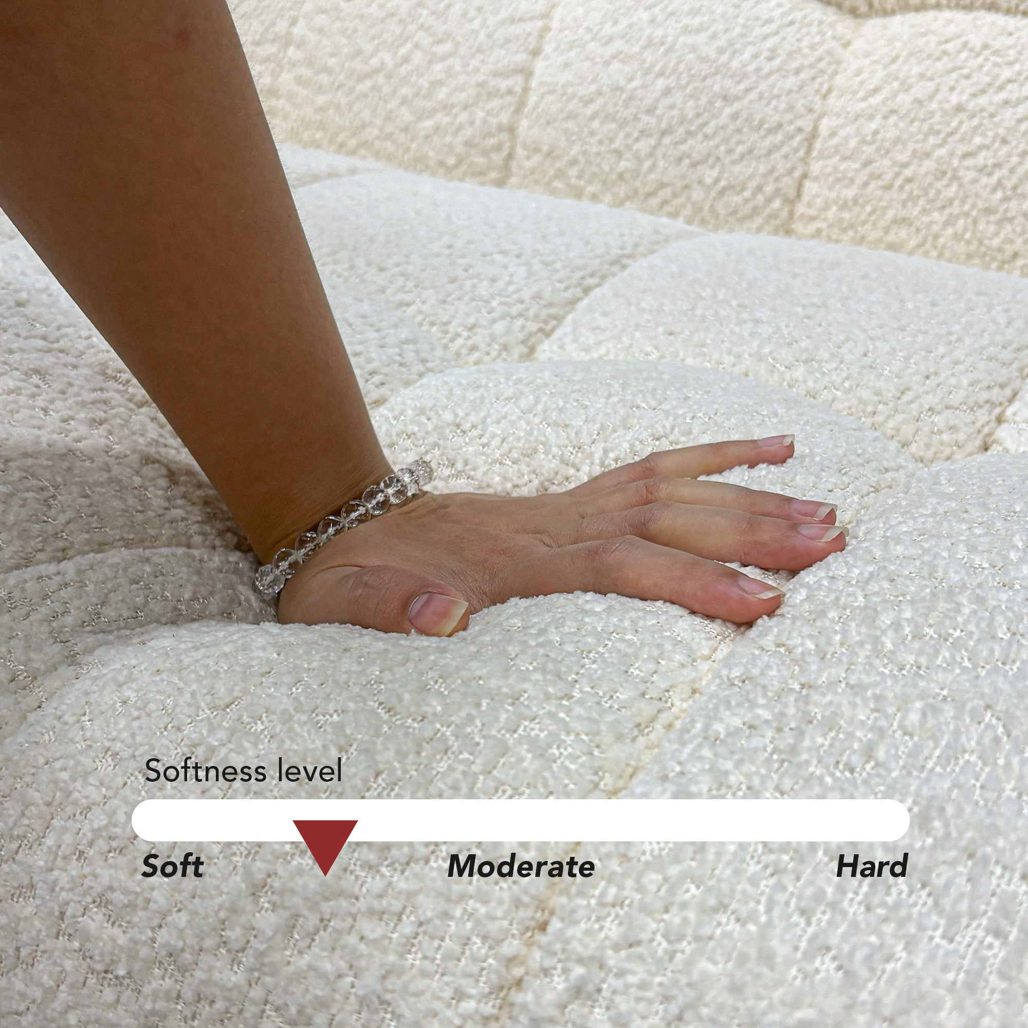 🔥CASHBACK+2000 COINS🔥 SKL Furniture Marshmallow 3 Seater Sofa With ...