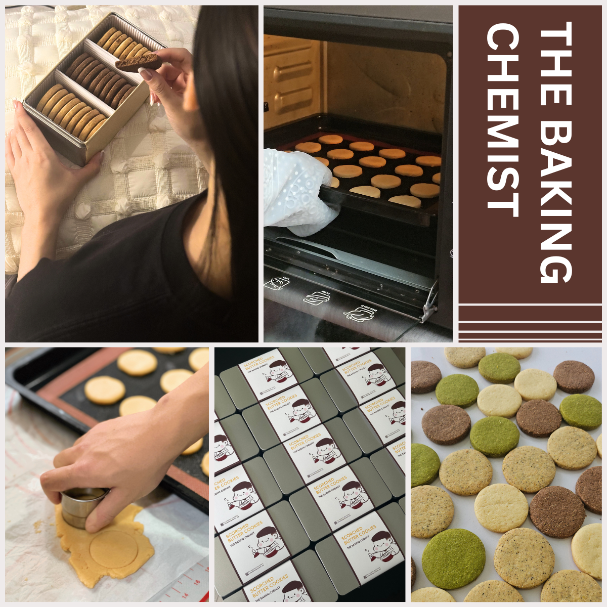 THE BAKING CHEMIST - Sesame Almond Scorched Butter Cookie | Shopee Malaysia