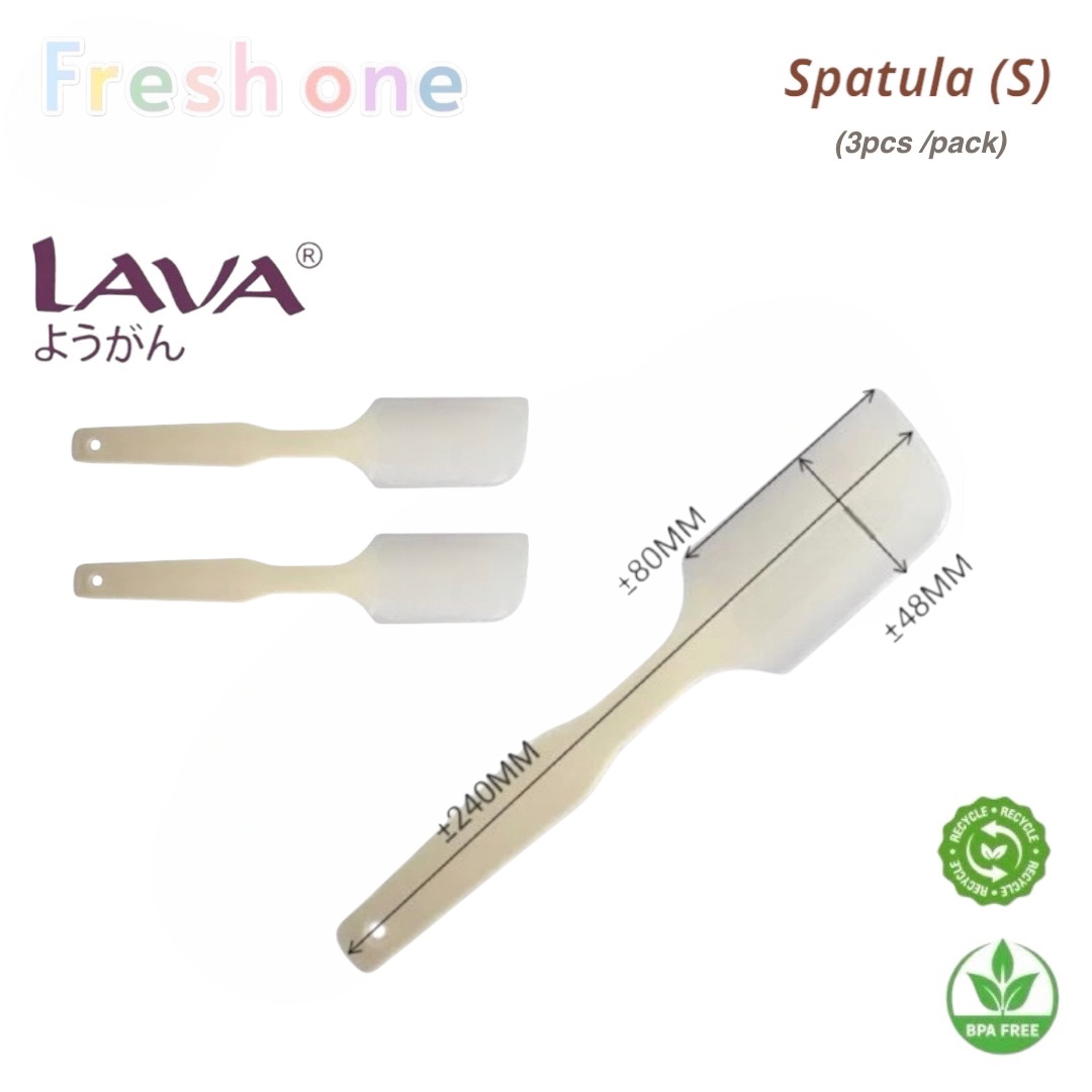 LAVA Butter Cream Spatula Long & Short Baking Spatula / Cake Pastry ...