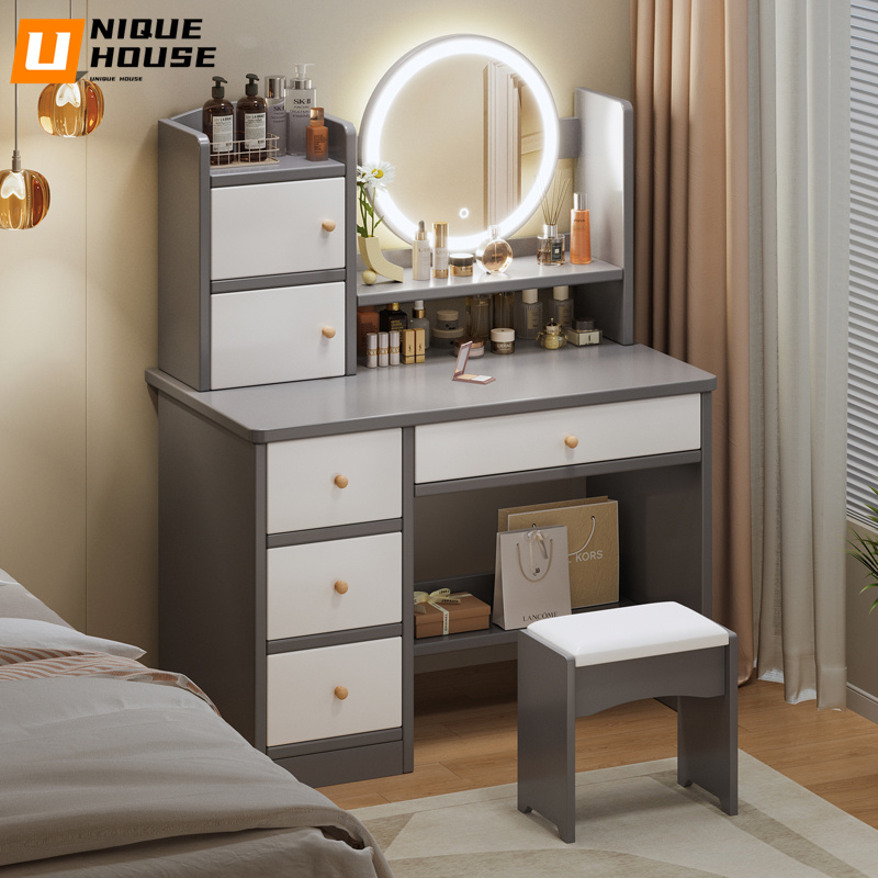 Meja Makeup Dressing Table with Mirror Make Up Table Almari Makeup 梳妆台 ...