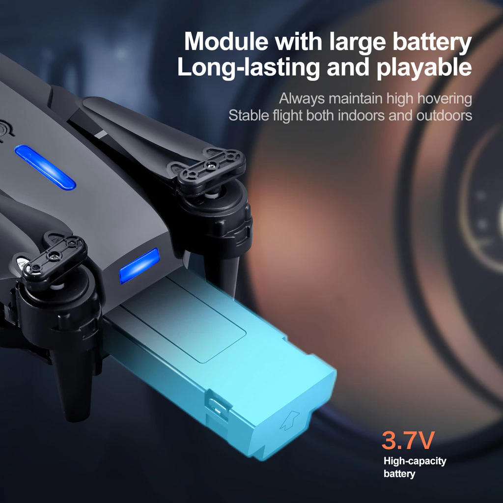 E88/E99 Drone with Screen Remote for Night Flight 360° LED Light Show ...