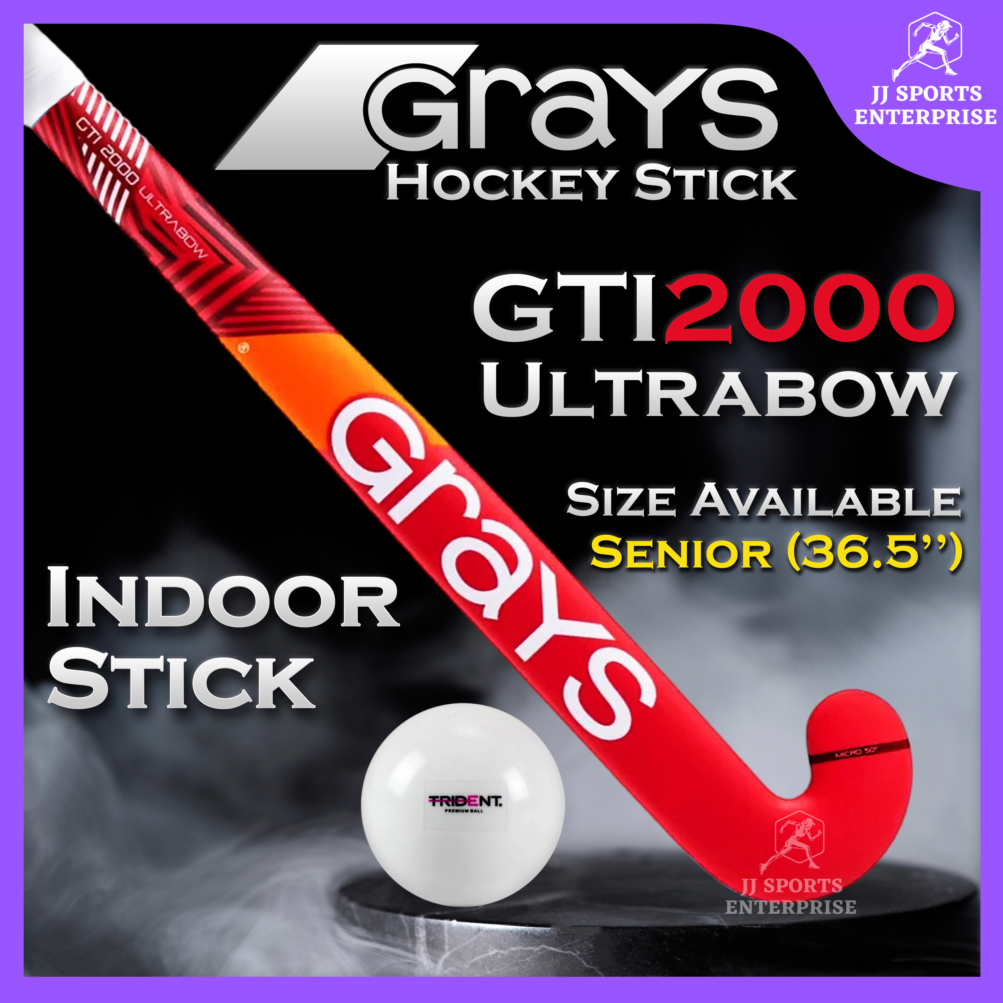 Grays GTI2000 GTI 2000 Ultrabow Indoor Composite Stick Kayu Hoki ...