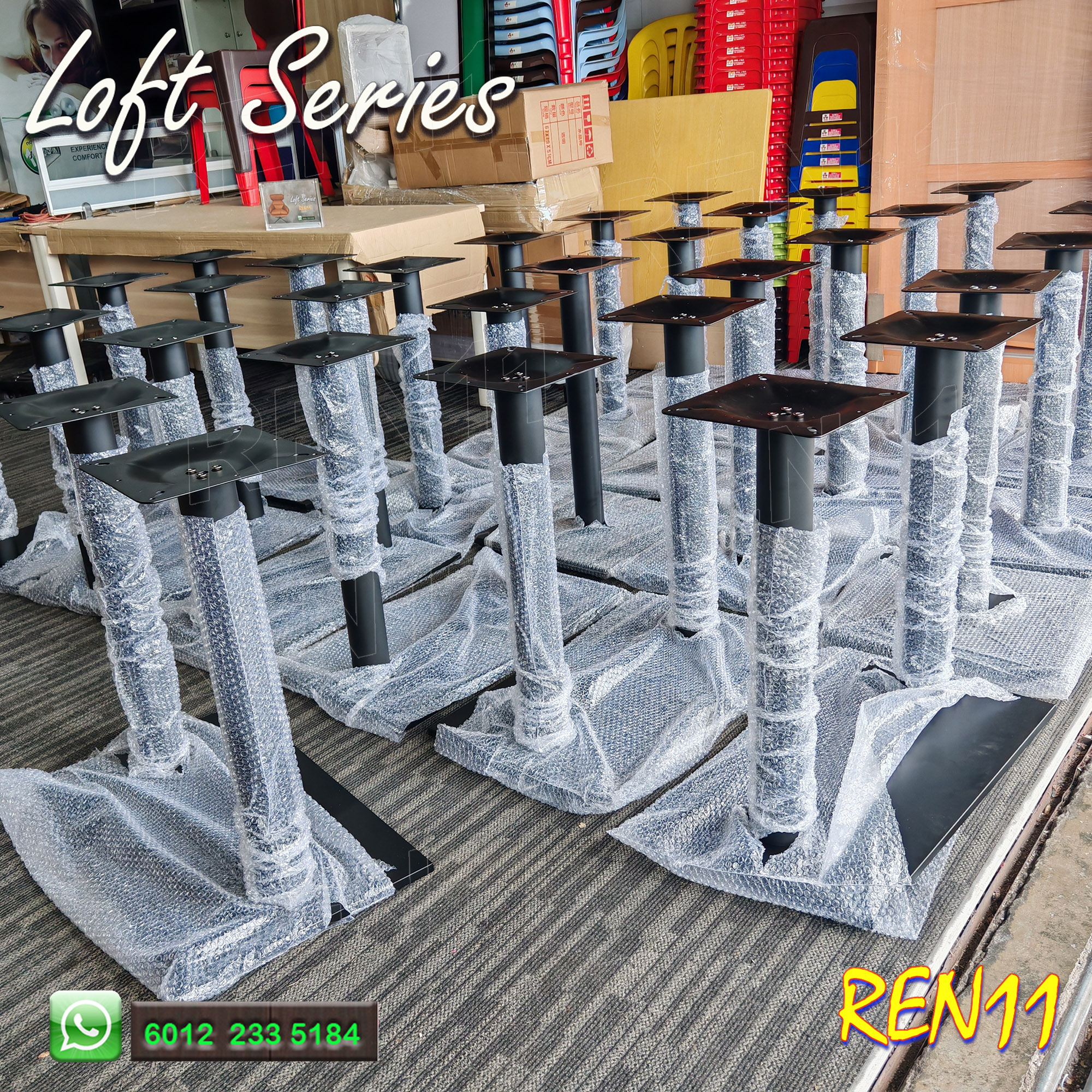 Dining Table Leg, Metal Leg, Kaki besi, Kaki meja , Table Base,Cafe ...