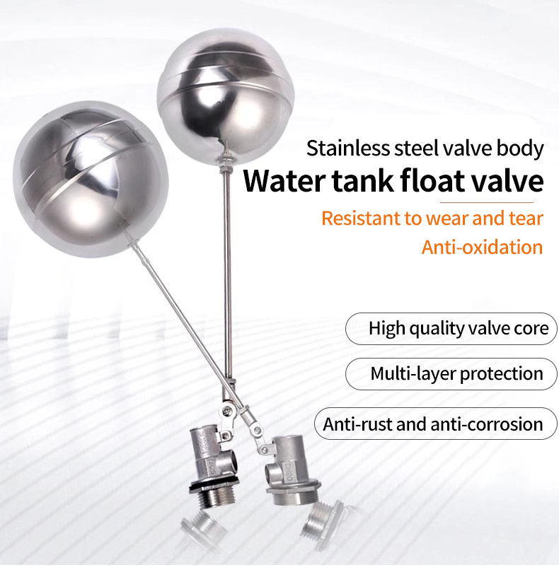 STAINLESS FLOAT VALVE 1/2 3/4 1 float valve for water tank Water tower ...
